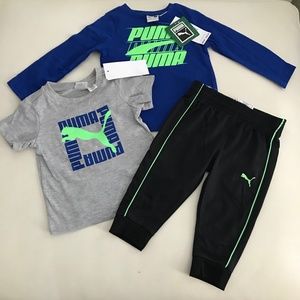 Puma | Matching Sets | Puma Long Sleeve Tee And Tricot Jogger Set ...